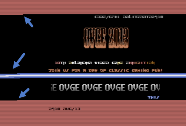 Galactic Rasterbar Power | Obliterator918's Commodore 64 Project Haven